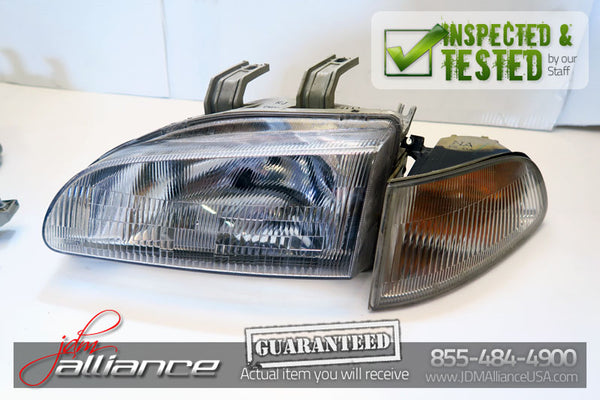 JDM 92-95 Honda Civic EG6 SiR OEM Headlights EG STANLEY – JDM Alliance LLC